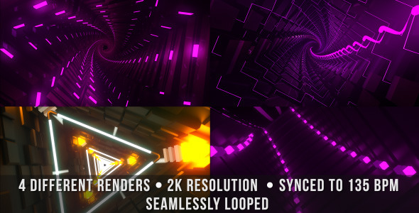 VJ Beats - Tunnel Force, Motion Graphics | VideoHive